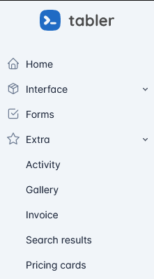 [BUG] Disabled menu item on vertical menu · Issue #1473 · tabler/tabler · GitHub