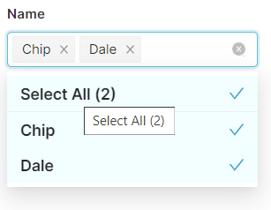 Filter with "Dynamically search all filter values" enabled selects all values if you select only ...