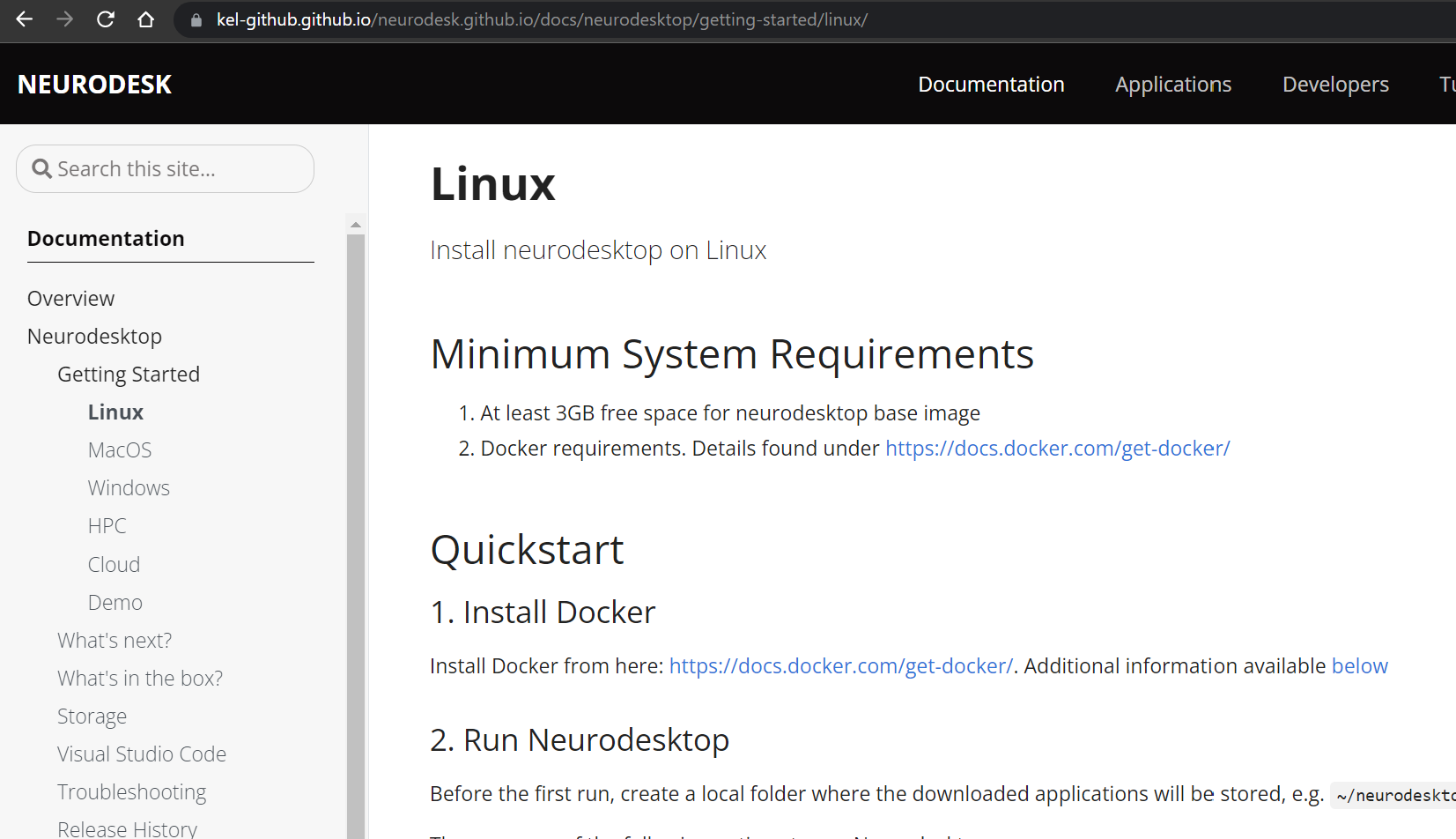 Am following wf to submit a tutorial but having issue with 'pages' step · Issue #83 · NeuroDesk ...