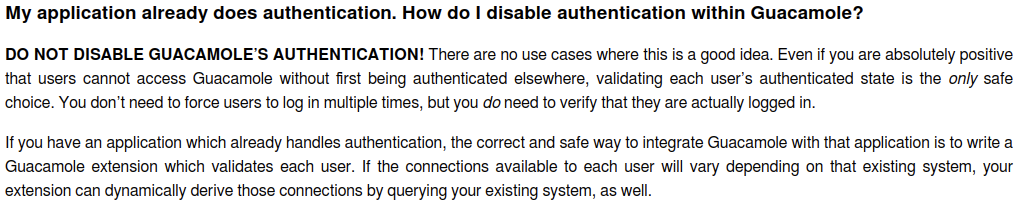 Should be disable authentication in guacamole? · Issue #85 · NeuroDesk ...
