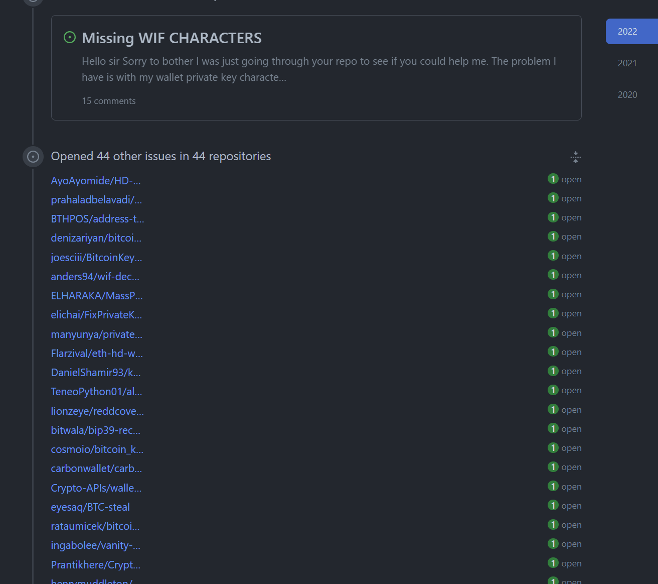 BTC private key to address and balance check · Issue #1 · pcaversaccio ...