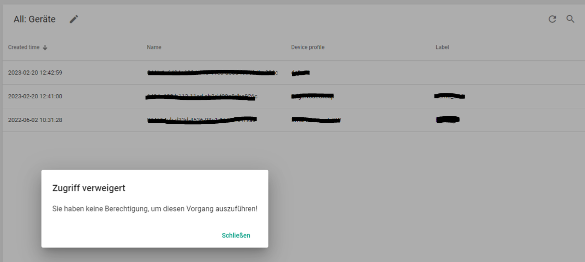 Bug Microservice Deployment Access Denied Message When Moving Customer User To Different 