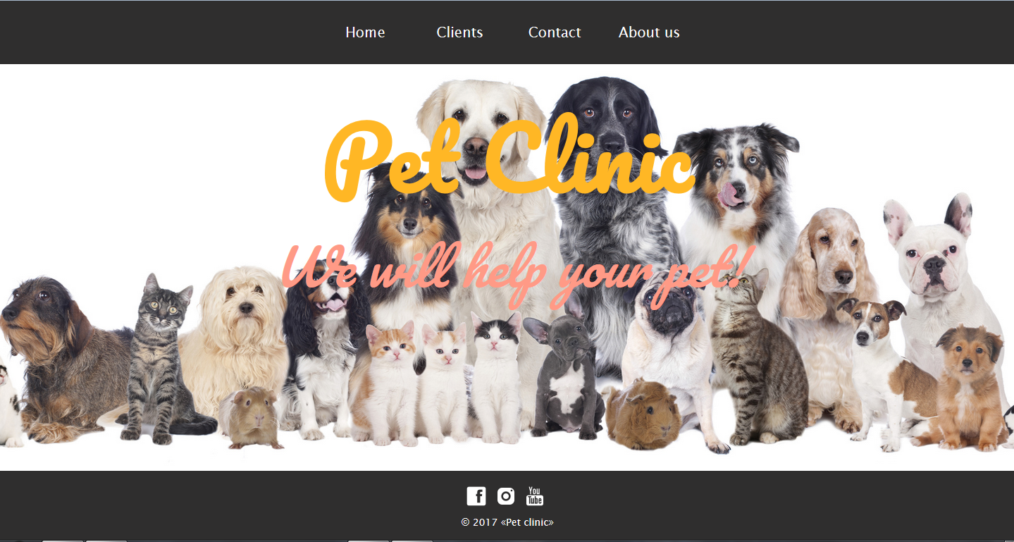GitHub - denyskryvytskyi/Pet-Clinic: Web pet clinic in Java