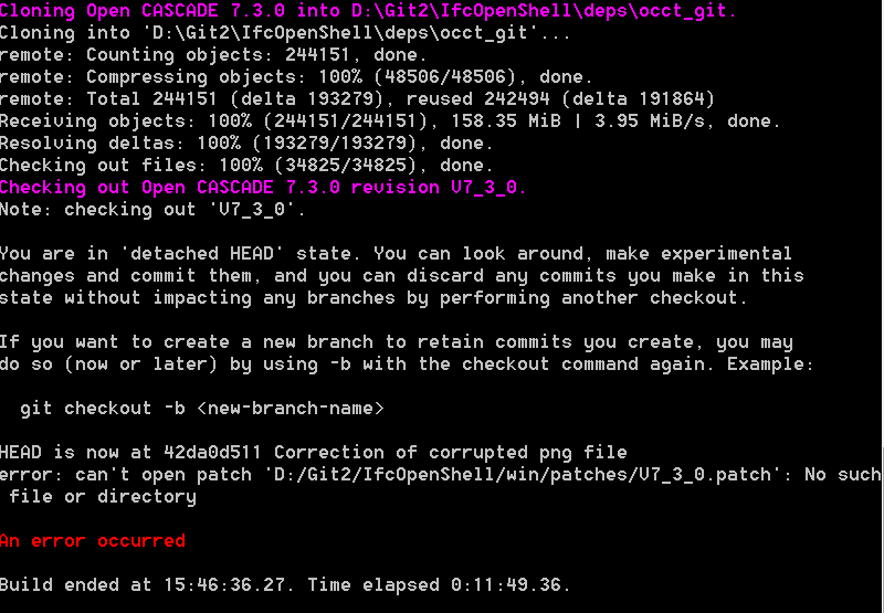 build-deps.cmd failing for windows · Issue #448 · IfcOpenShell/IfcOpenShell · GitHub