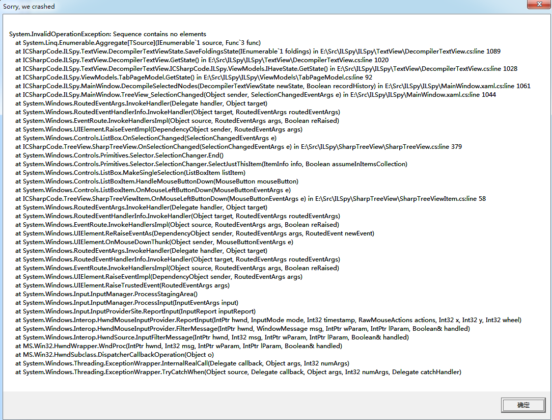 Bug report · Issue #1989 · icsharpcode/ILSpy · GitHub