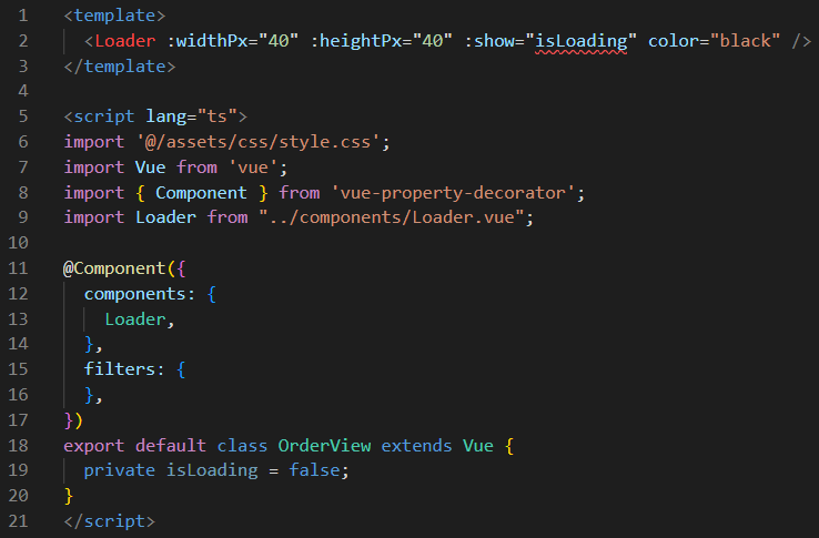 "Property is private and only accessible within class " error message ...