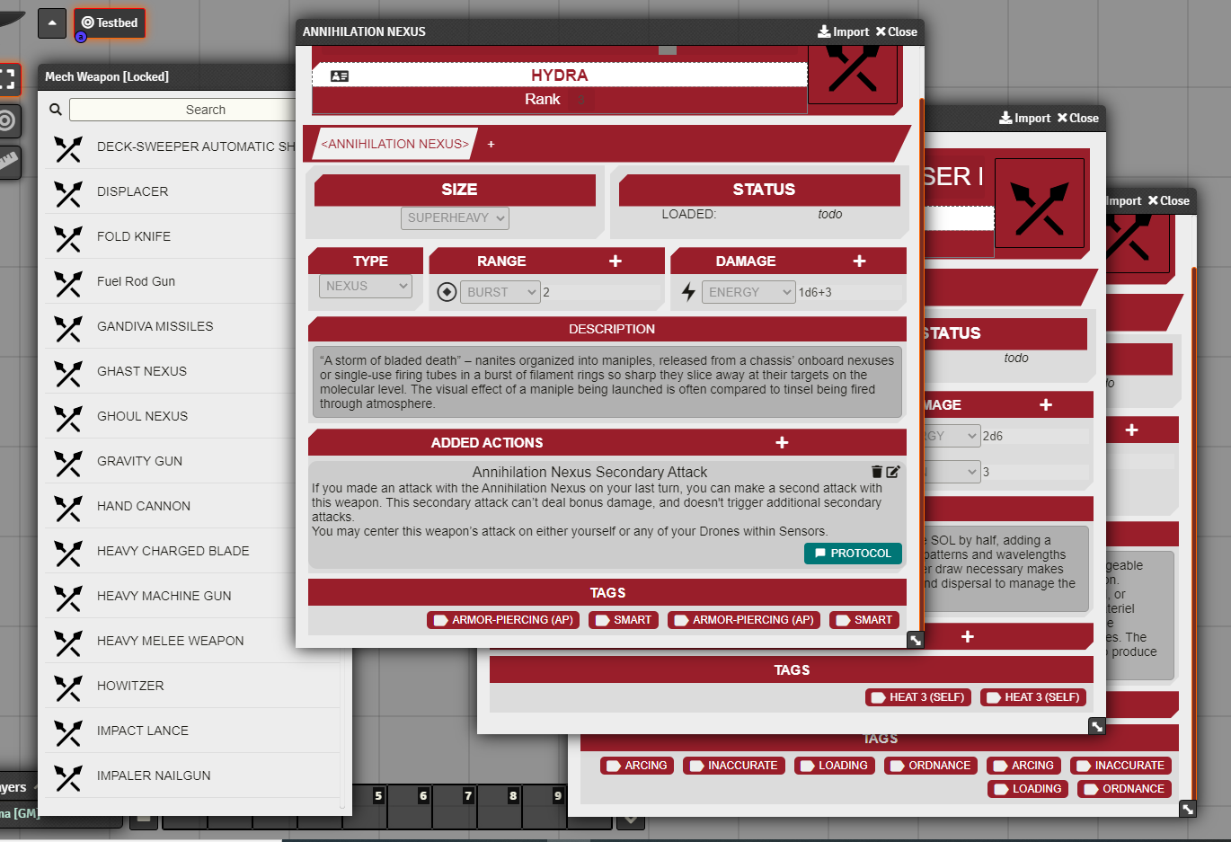 [BUG] Mech Weapon Tags are duplicated · Issue #313 · Eranziel ...