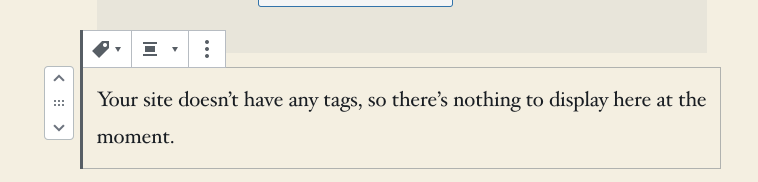 Site Doesnt Have Any Tags Message In Tag Cloud Should Have Some Styling · Issue 19216