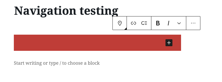 Navigation block appender hard to see when have black background · Issue #20815 · WordPress ...