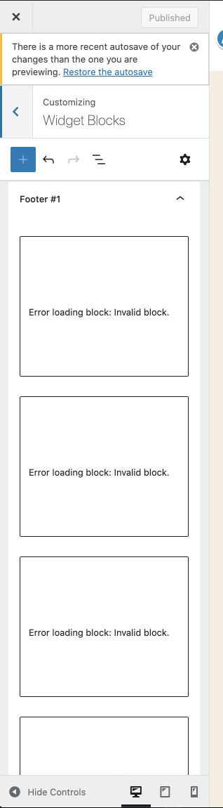 Viewing Legacy Widgets In The Customizer Shows A Lot Of Errors · Issue 25776 · Wordpress