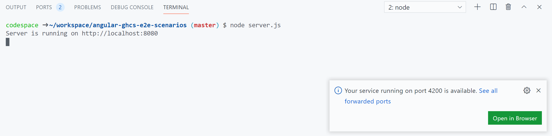 Auto port forwarding notifies about the wrong port · Issue #112159 · microsoft/vscode · GitHub