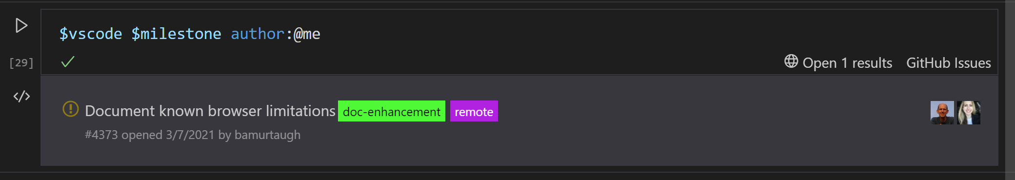 Update status bar when output is set · Issue #122341 · microsoft/vscode ...