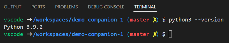 [BUG] Selecting Python 3.9 creates a Python 3.10-bullseye docker file ...