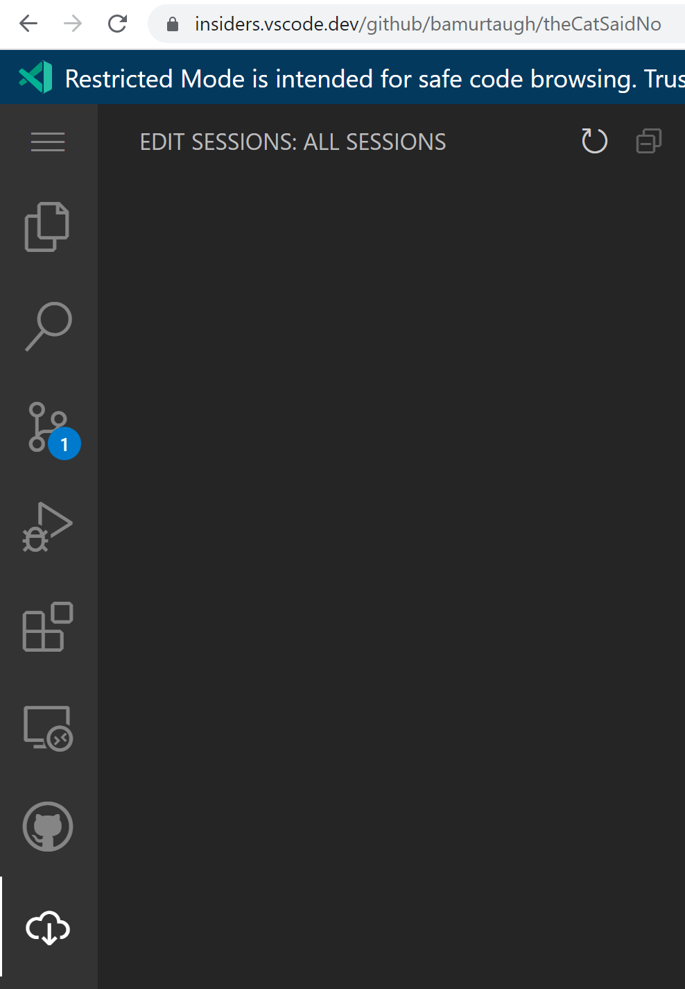 Cannot Store Edit Session · Issue 156250 · Microsoftvscode · Github 