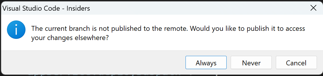 Auto publishing: Duplicate toasts · Issue #172263 · microsoft/vscode · GitHub
