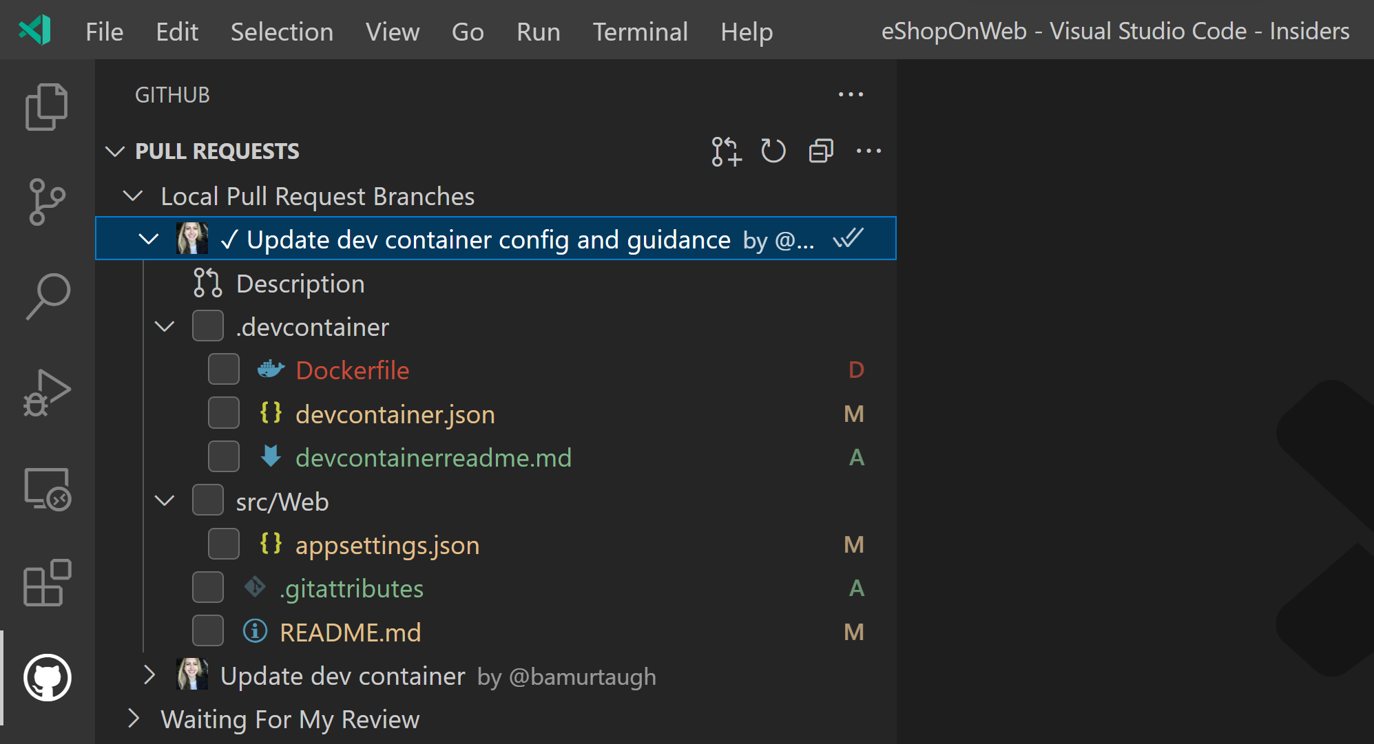 Expanding PR from `All Open` section does nothing · Issue #4706 · microsoft/vscode-pull-request ...