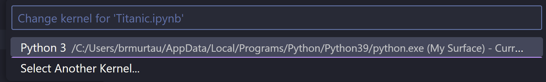 "Unhandled error" when I try to run code · Issue #13601 · microsoft/vscode-jupyter · GitHub