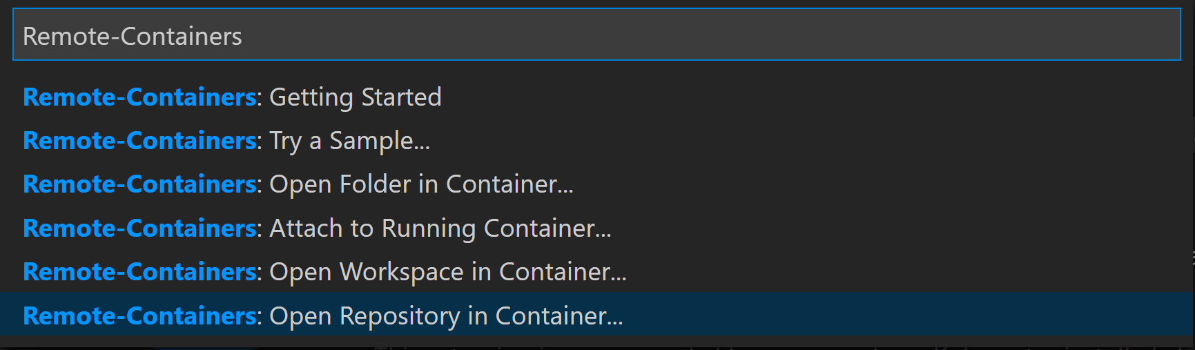 Rename 'Open Repository in Container' to 'Clone Repository in Container Volume' · Issue #3948 ...
