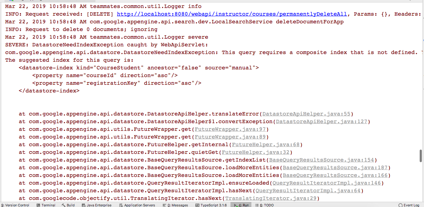 Bug: Cannot delete all courses in recycle bin · Issue #9598 · TEAMMATES ...