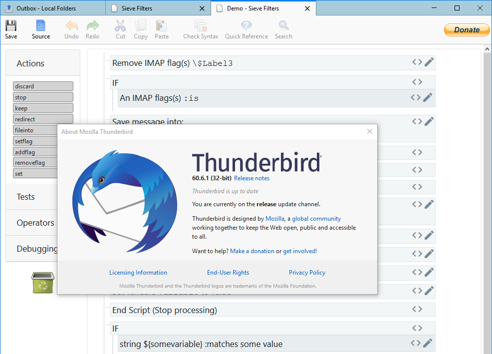 Edit Button layout broken · Issue #167 · thsmi/sieve · GitHub
