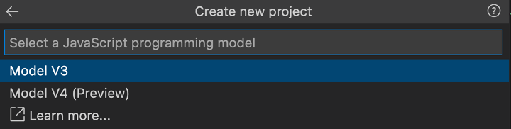 Node v4 model: Clarify what "Learn more" is about · Issue #3547 · microsoft/vscode ...