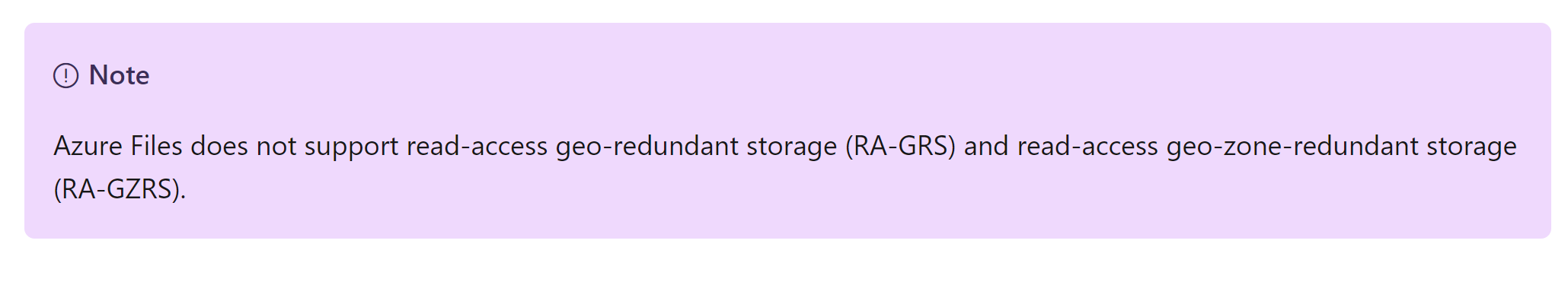 Azure files redundancy statement related issue · Issue #78443 · MicrosoftDocs/azure-docs · GitHub