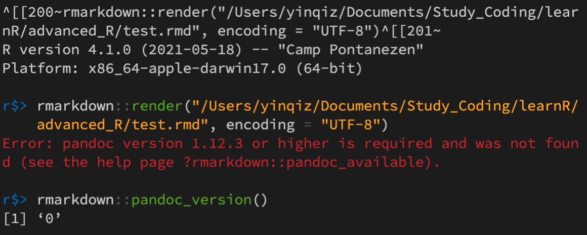 cannot render .rmd. · Issue #360 · REditorSupport/vscode-R · GitHub
