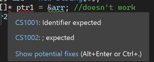 Bug With Pointer To Array Unsafer Unsafeness · Issue 65529 · Dotnet 8548