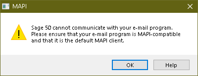 MAPI functionality doesn't always work even when configured · Issue ...