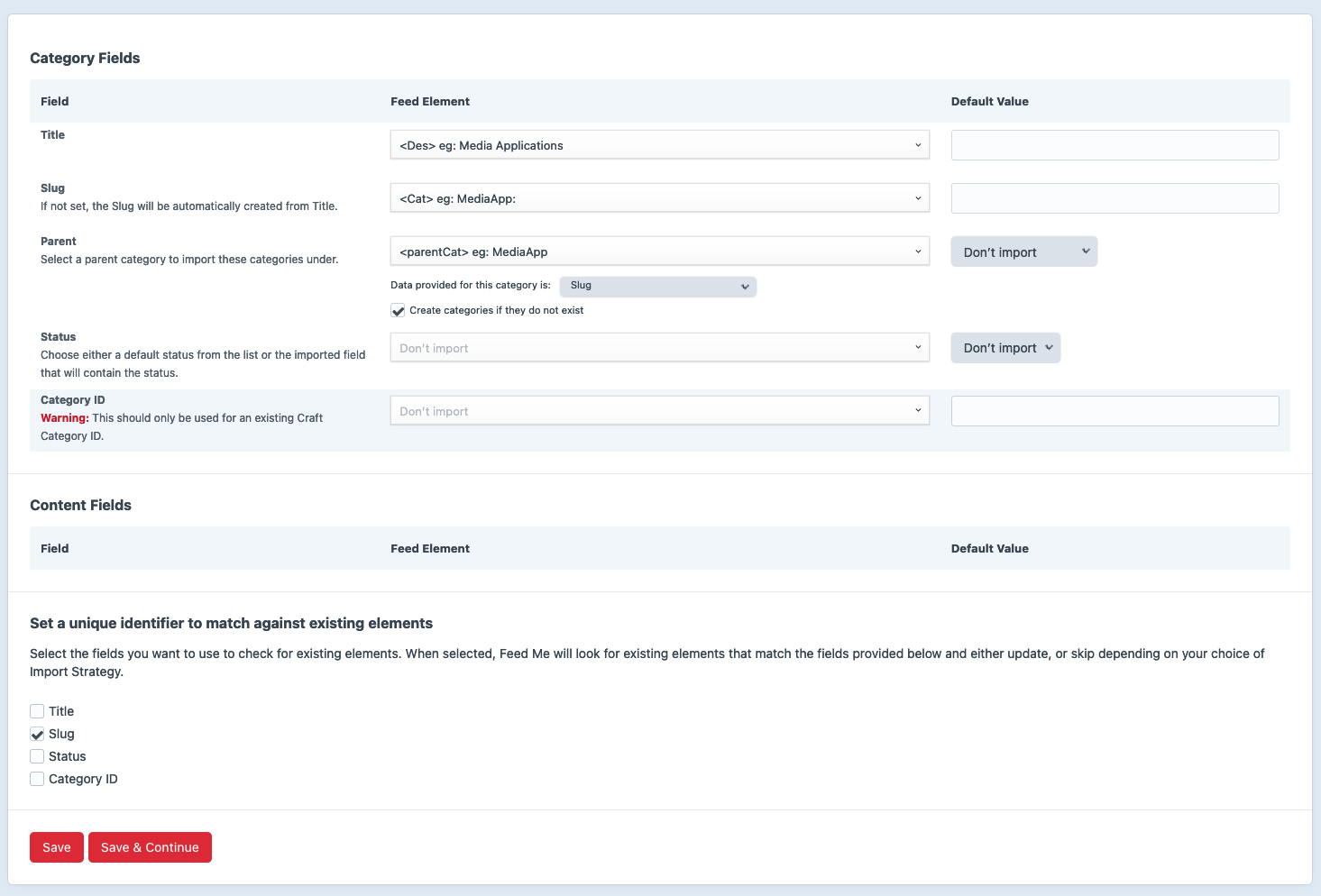 Parent category not assigned when mapped slug field uses PascalCase · Issue #1173 · craftcms ...