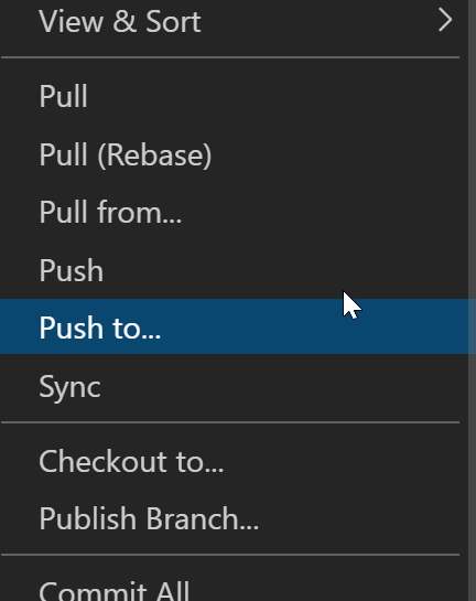 Push with Merge Request options · Issue #104344 · microsoft/vscode · GitHub