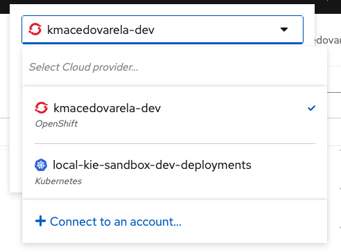 On KIE Sandbox, allow user to see all deployments on the "Dev Deployments" menu · Issue #397 ...