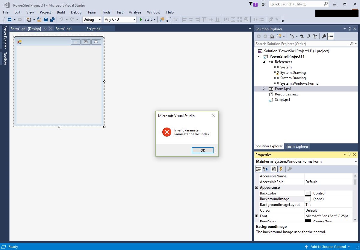 Error when adding background image to blank WinForm or WPF · Issue #15 ...