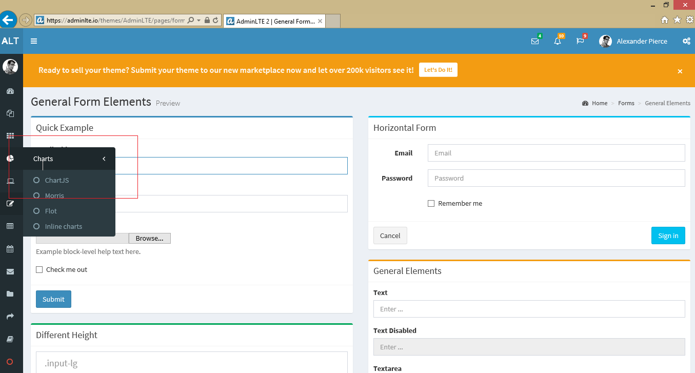 Side menu hover issue. · Issue #1637 · ColorlibHQ/AdminLTE · GitHub