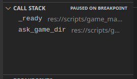 Call stack status not resetting when debugging is restarted · Issue #372 · godotengine/godot ...
