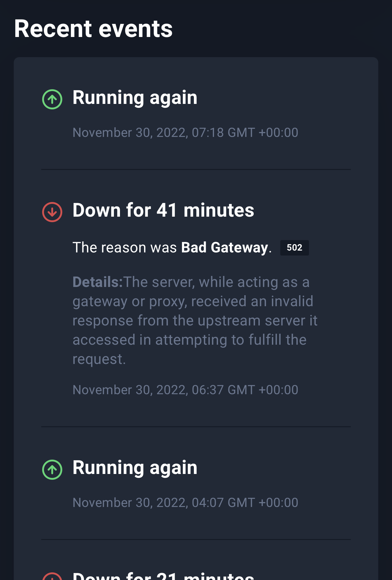 Please update status page as service is more or less completely down ...