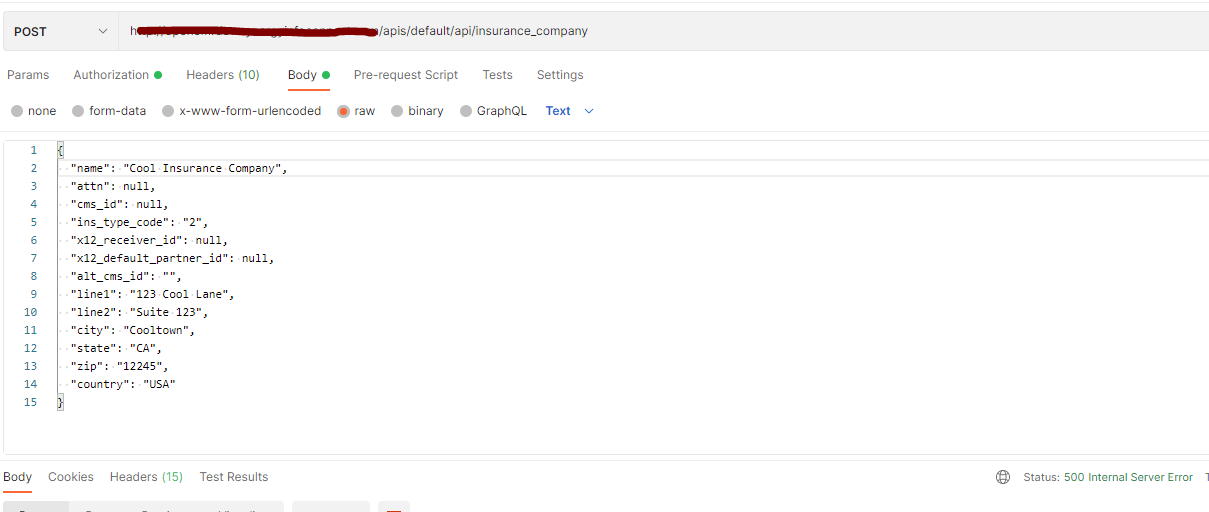 Insurance Company Api Bug · Issue 5324 · Openemr Openemr · Github