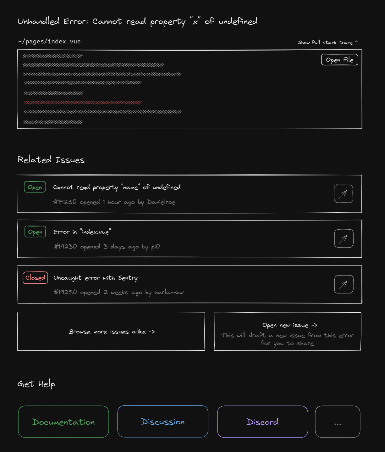 Improved Error Messages · nuxt nuxt · Discussion #19890 · GitHub
