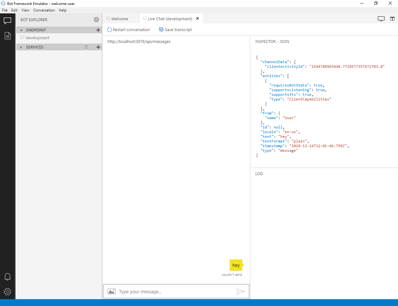 Not able to run the sample · Issue #265 · microsoft/BotBuilder-Samples · GitHub