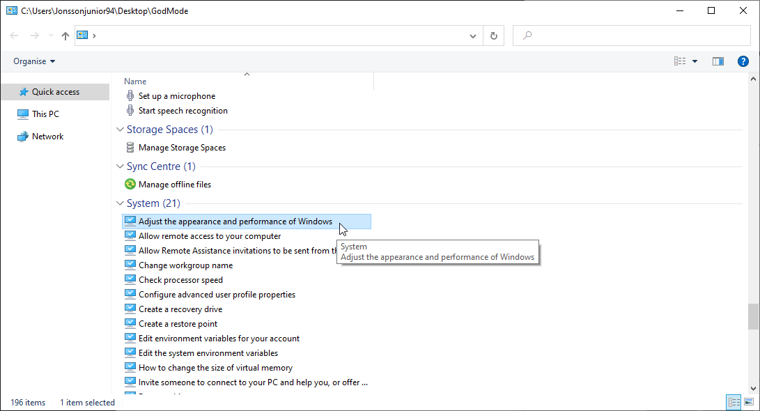 GitHub - jonssonjunior94/Windows-10-Settings