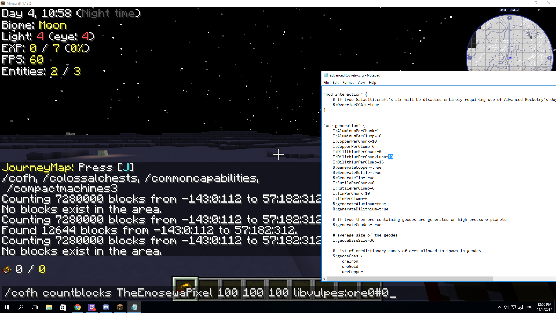 [1.12.2] Dilithium doesn't spawn · Issue #908 · Advanced-Rocketry/AdvancedRocketry · GitHub