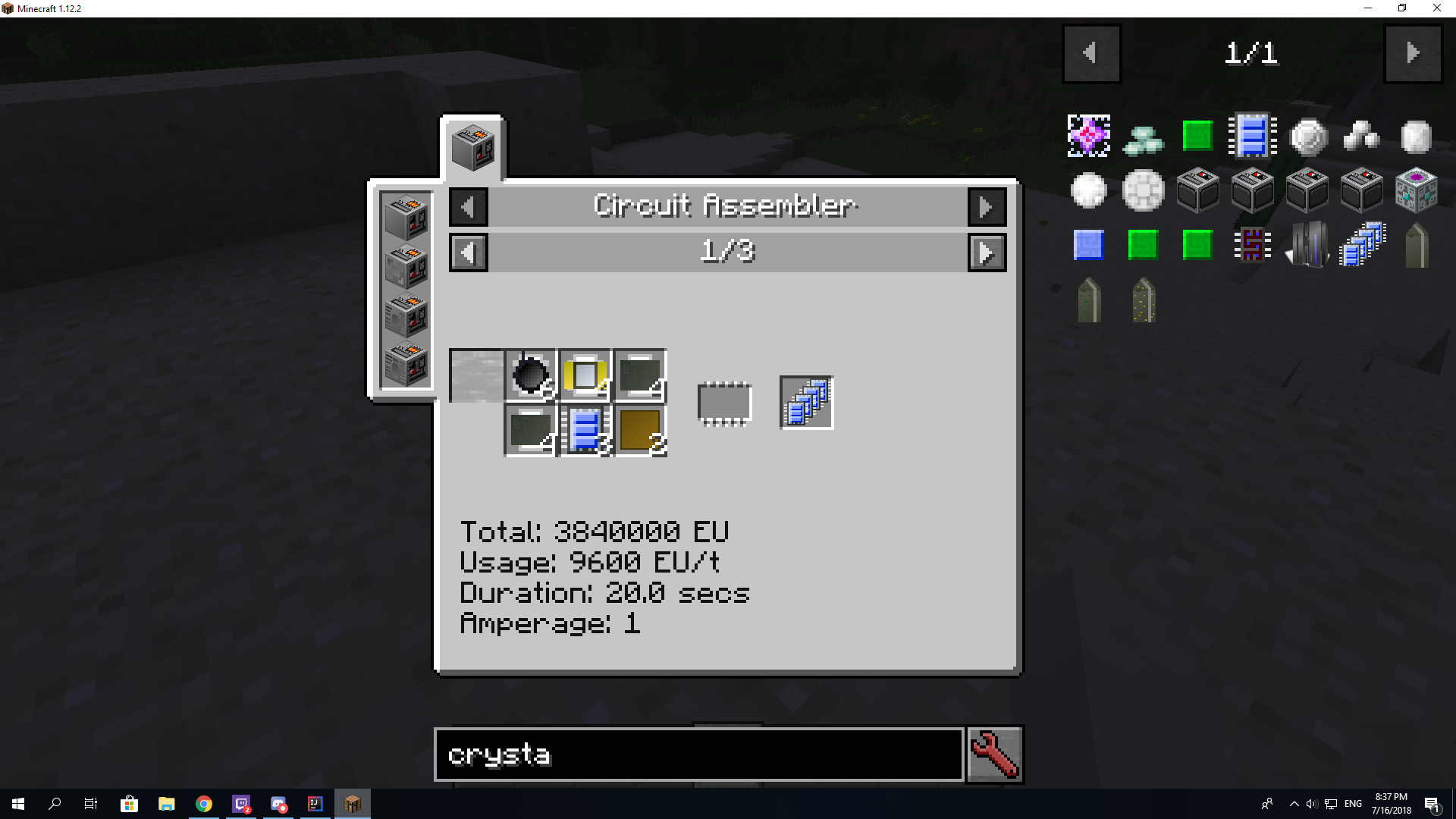 In JEI, input items are listed by quantity instead of the order in the recipe · Issue #228 ...