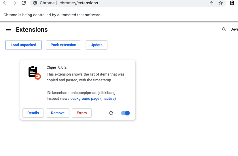 GitHub - ChangSuNam/Clipie: Browser extension for clipboard containing recently copied items