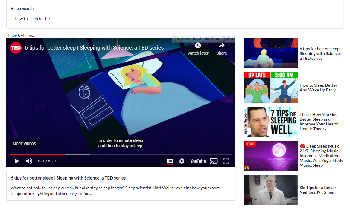 GitHub - baodai1207/Youtube-player: Simple youtube player application by using youtube API