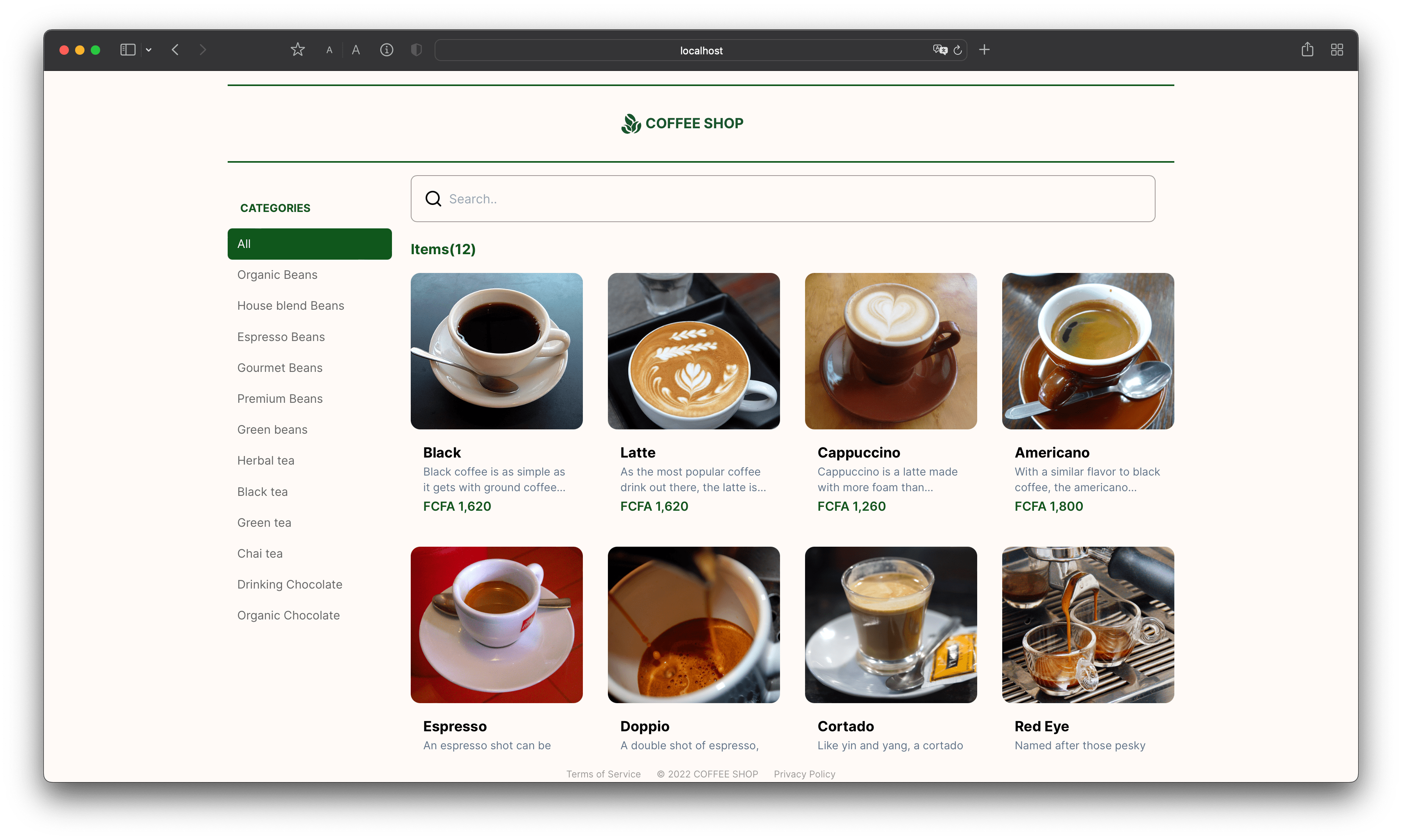 GitHub - Hubertformin/coffee-shop: Coffee Shop Web App