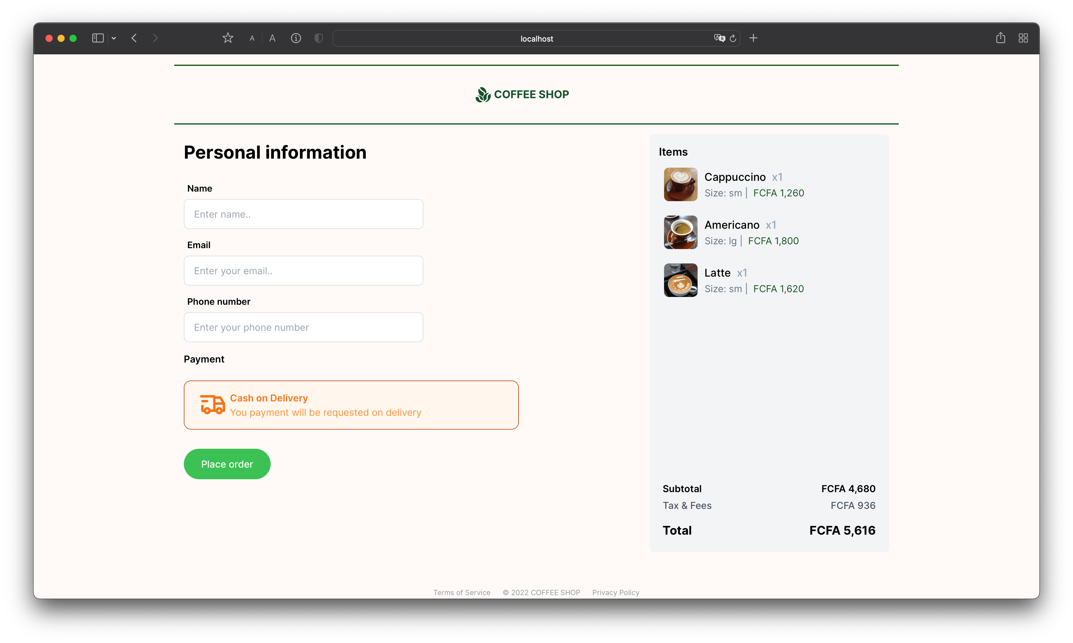 GitHub - Hubertformin/coffee-shop: Coffee Shop Web App
