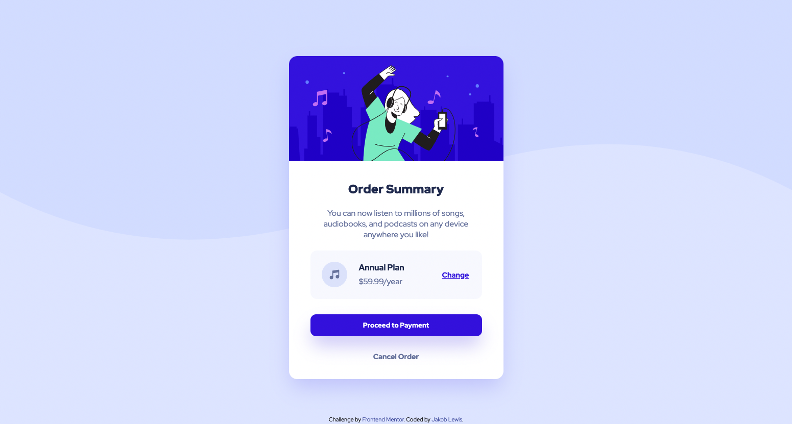 GitHub - Jakeyikapp/OrderSummary: Order Summary challenge from Frontend Mentor