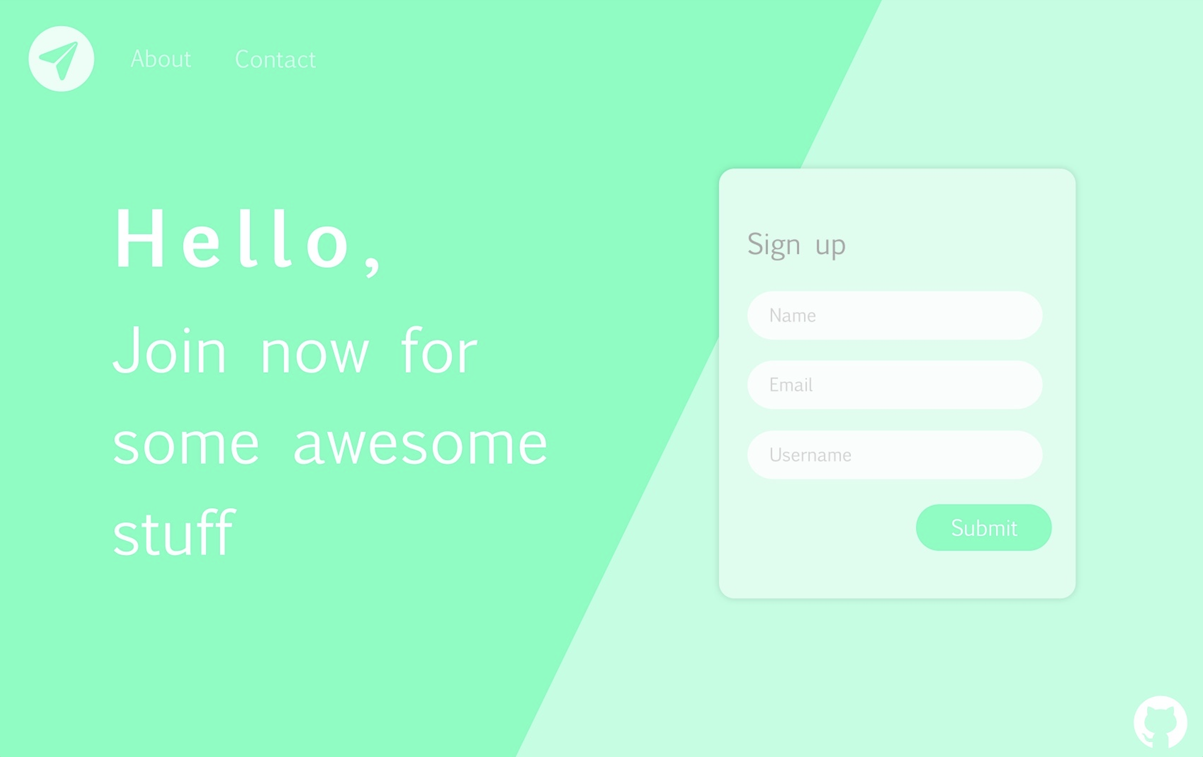 GitHub - Jakeyikapp/SignUpPage: I designed this fake sign up page for ...