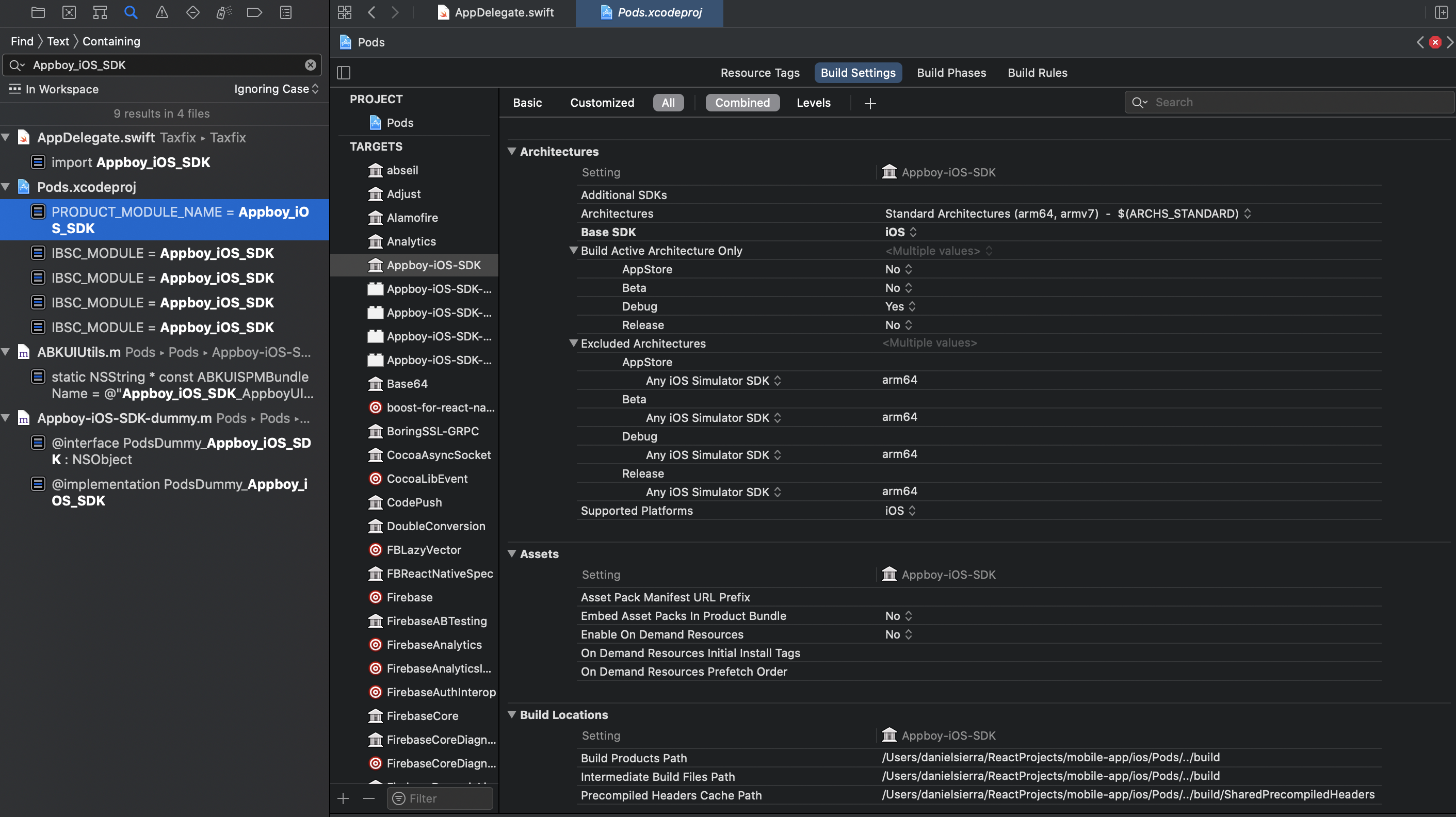 No such module 'Appboy_iOS_SDK' · Issue #102 · braze-inc/braze-react ...