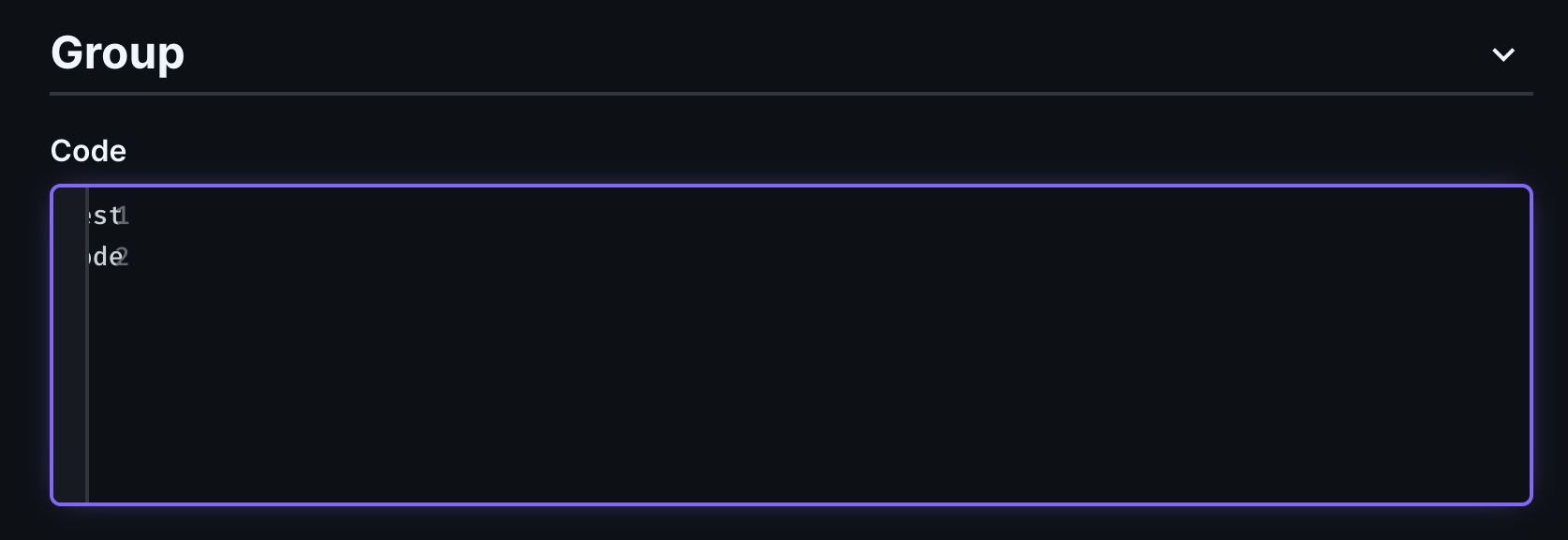 code field within a "detail group" field (Start closed) will not be rendered correctly · Issue ...